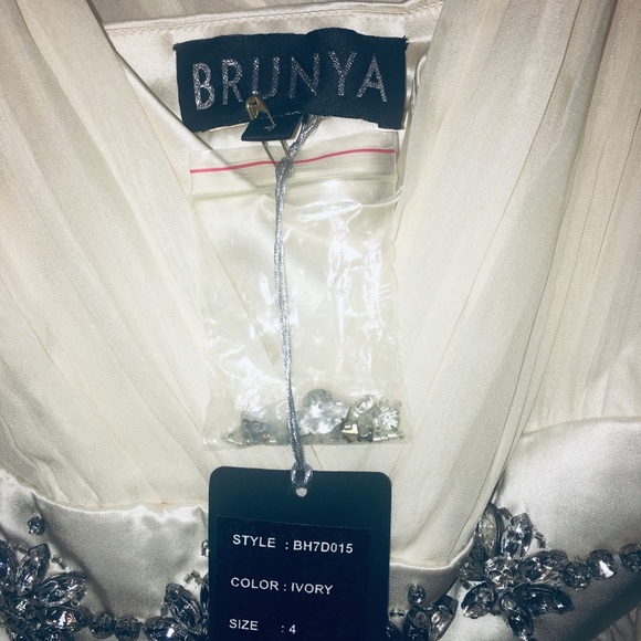 Brunya | Dresses | New 60 Brunya Pure Silk Swarovski Dress | Poshmark